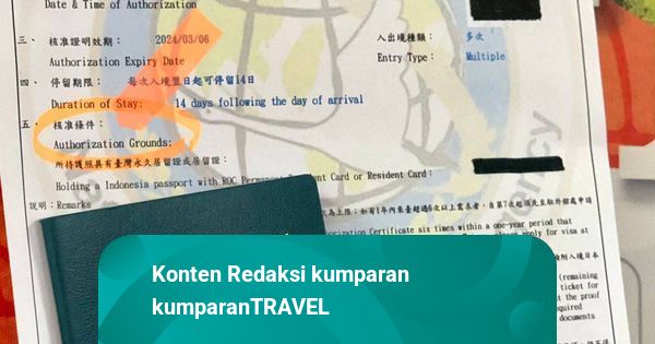 Syarat Pengajuan E-Visa ke Taiwan dan Kesalahan yang Harus Dihindari Turis | kumparan.com